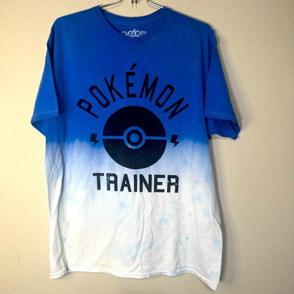 Pokemon | Shirts | Pokemon Trainer Mens Medium Shirt 0 Percent Cotton ...